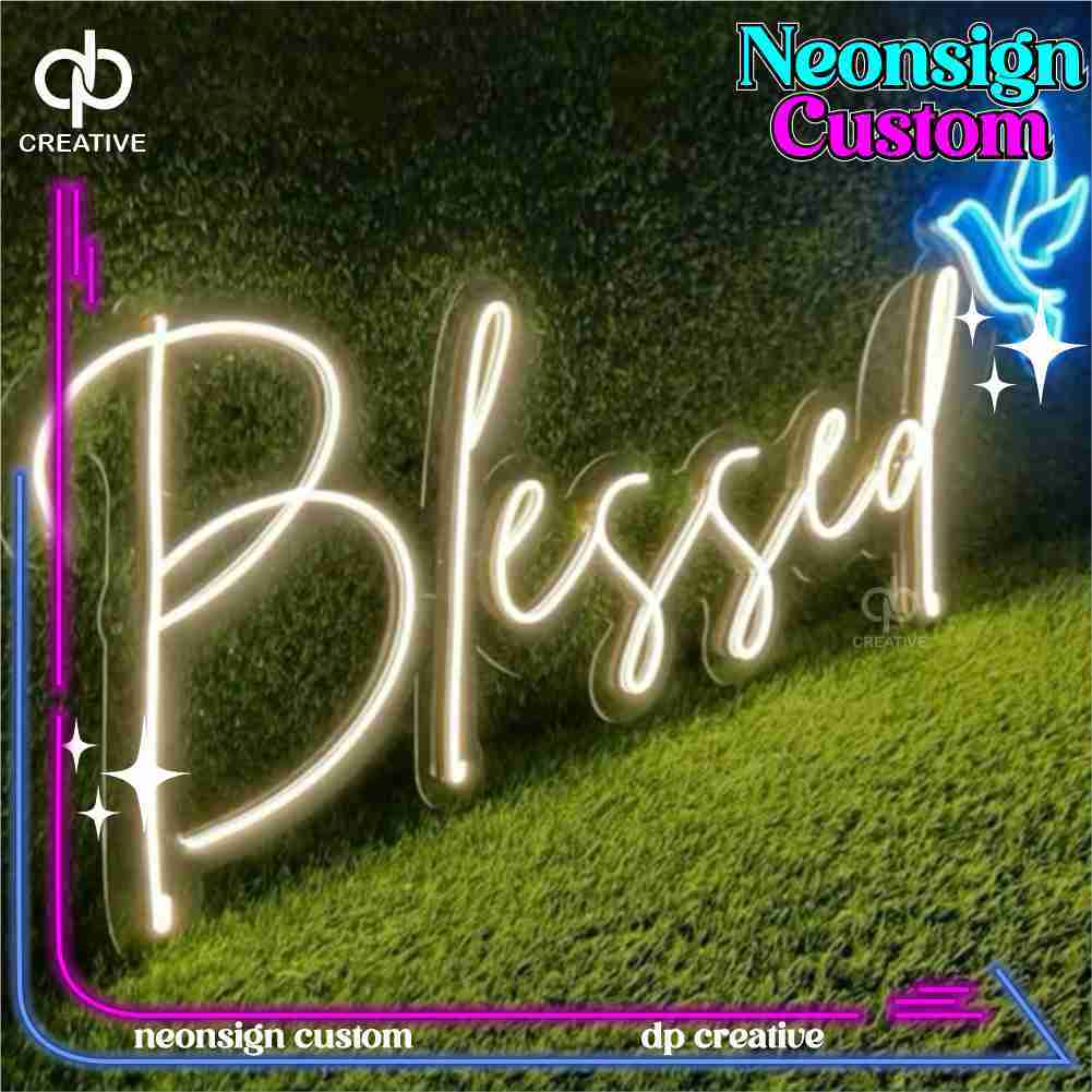 Jual DP CREATIVE PAKET 18 HURUF NEONSIGN CUSTOM LAMPU LED HURUF/NAMA ...