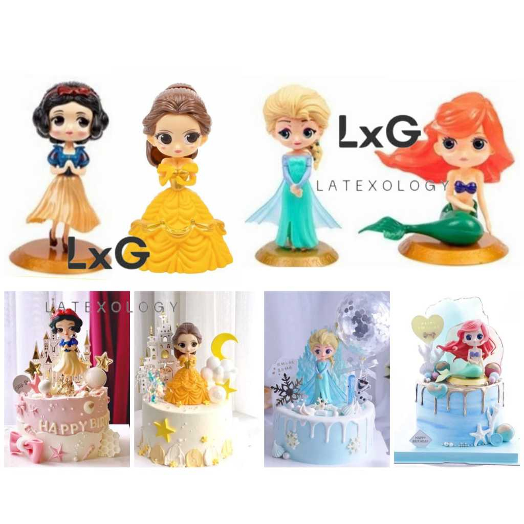 Jual Topper 3D Princess. Cake Topper Karakter Hiasan Kue Ulang Tahun ...