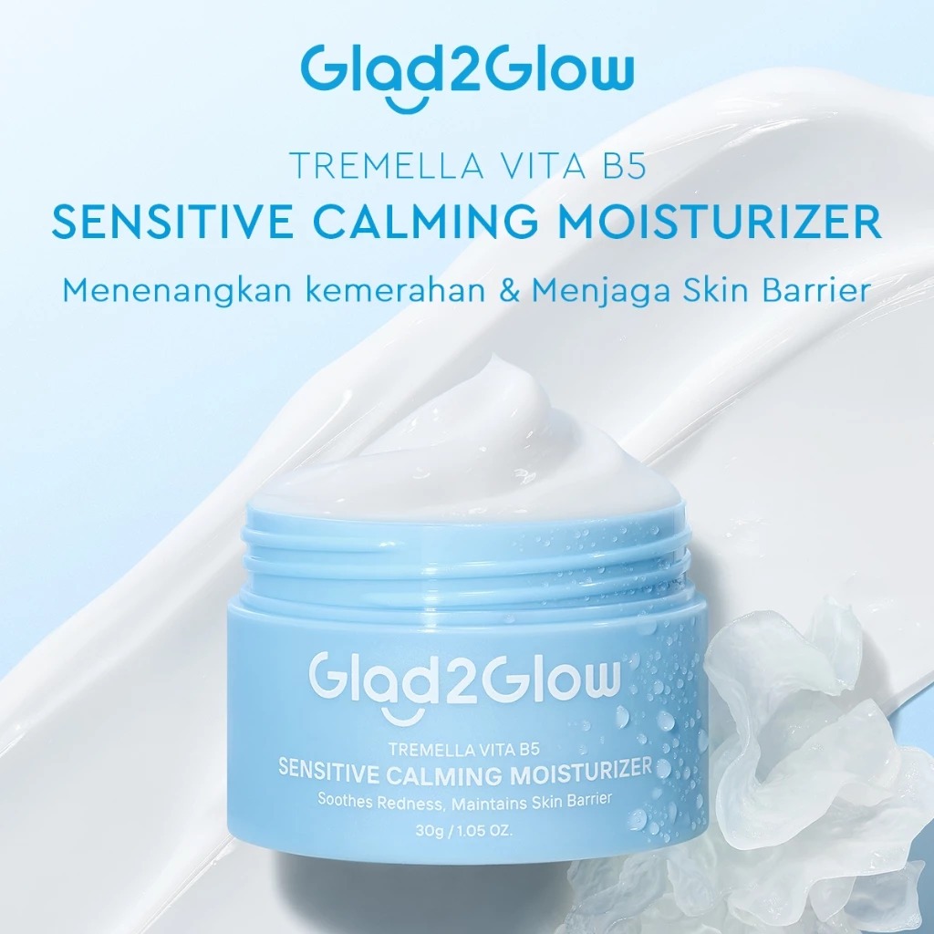 Jual Glad2Glow Sensitive Calming Moisturizer 30gr | Shopee Indonesia