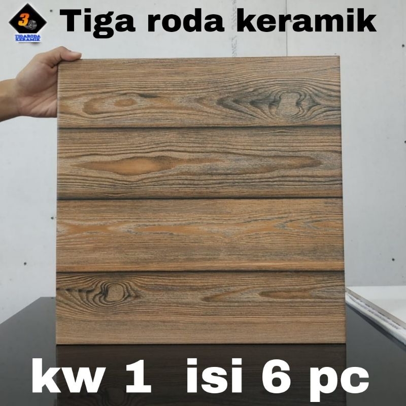 Jual keramik lantai 40x40/keramik motif kayu/keramik kayu dop/keramik teras/keramik garasi ...
