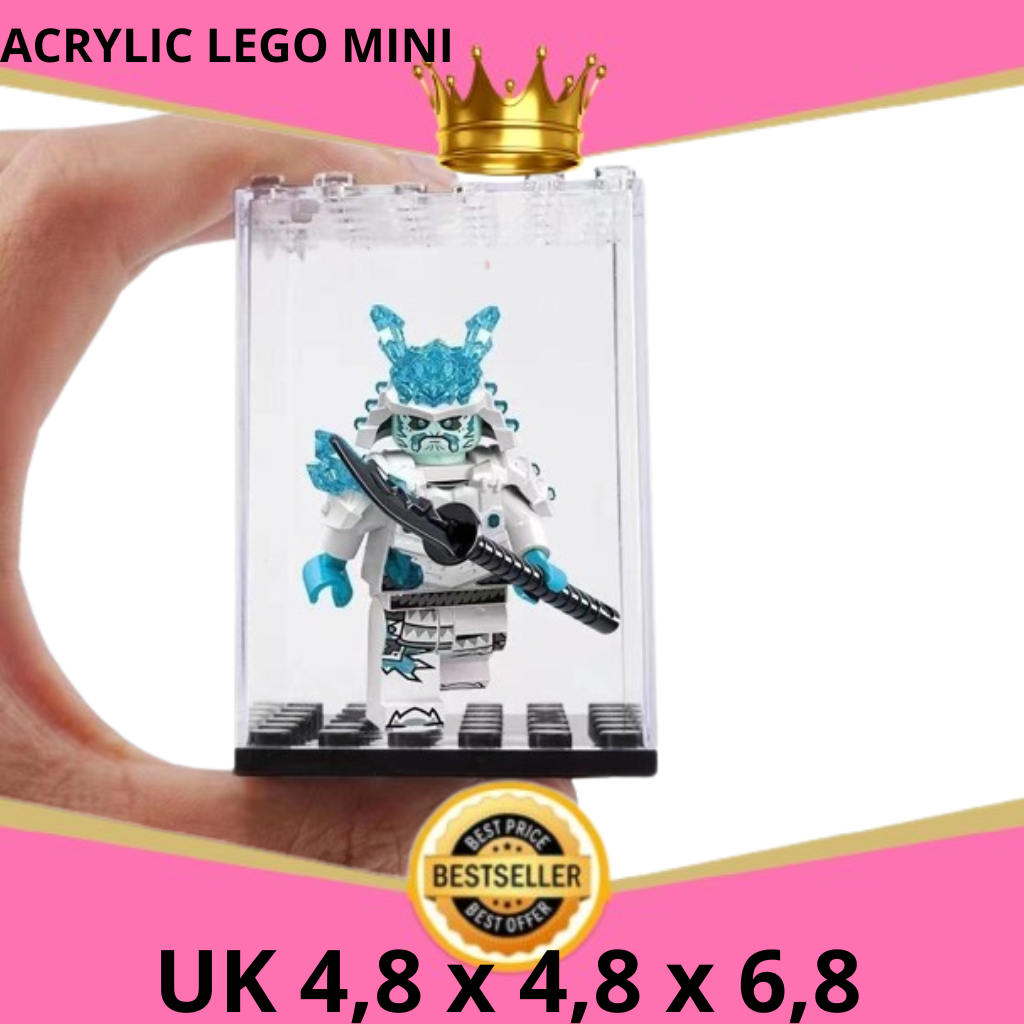 Jual BENING DISPLAY MINIFIGURE BRICKS ACRYLIC FRAME DISPLAY BOX MINI ...