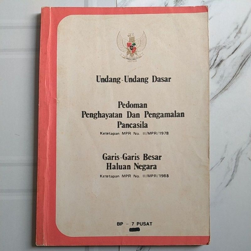 Jual Buku Original UNDANG-UNDANG DASAR PEDOMAN PENGHAYATAN DAN ...