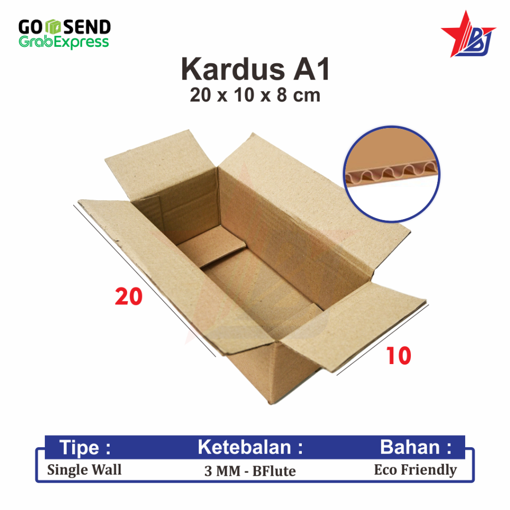 Jual Kardus box karton 20x10x8 cm kotak packing | Shopee Indonesia
