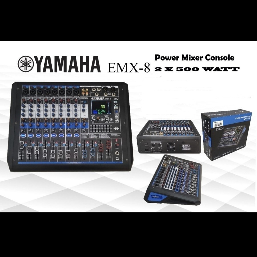 Jual POWER MIXER YAMAHA EMX8 EMX 8 8CHANNEL | Shopee Indonesia