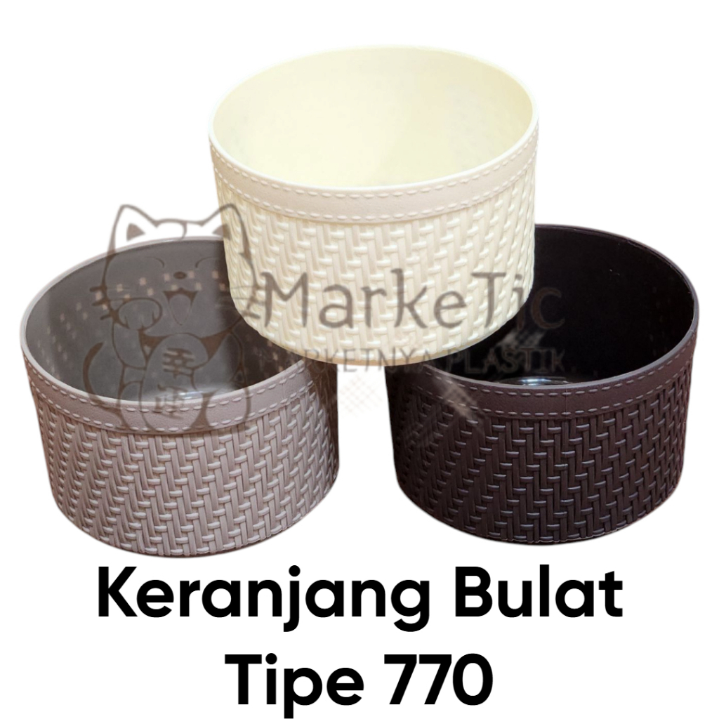 Jual Keranjang Bulat GL-770 Plastik Premium / Keranjang Mini Serbaguna ...