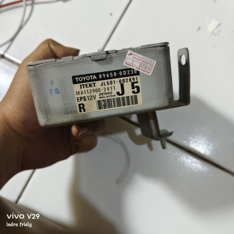 Jual Module EPS ecu stir Vios limo gen2 non ABS | Shopee Indonesia