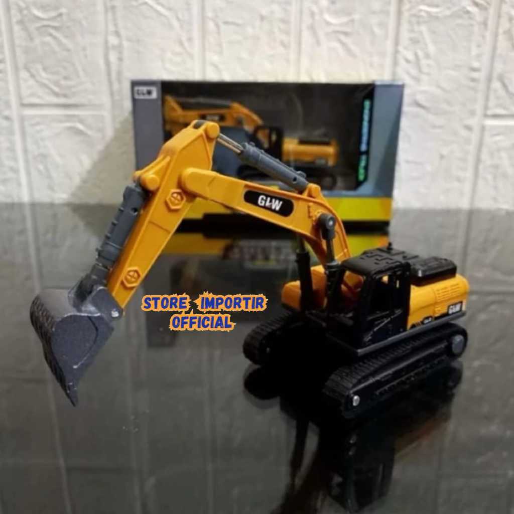 Jual Diecast Ekscavator Alloy Miniatur Beko Kontruksi Bangunan 8844 ...