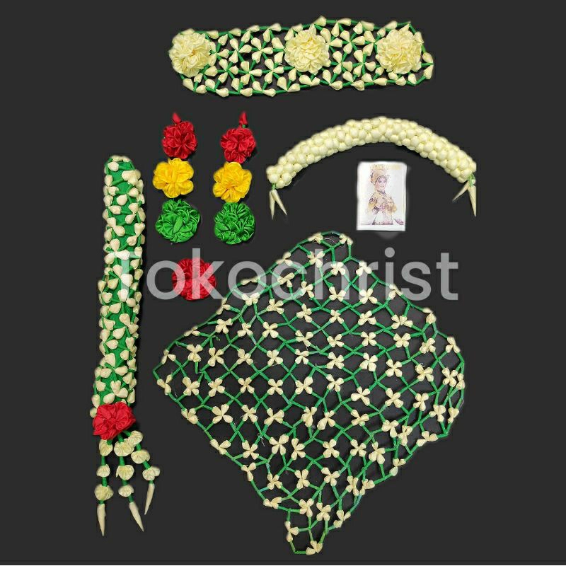 Jual aneka melati palsu set pengantin tradisional untuk paes / jawa ...