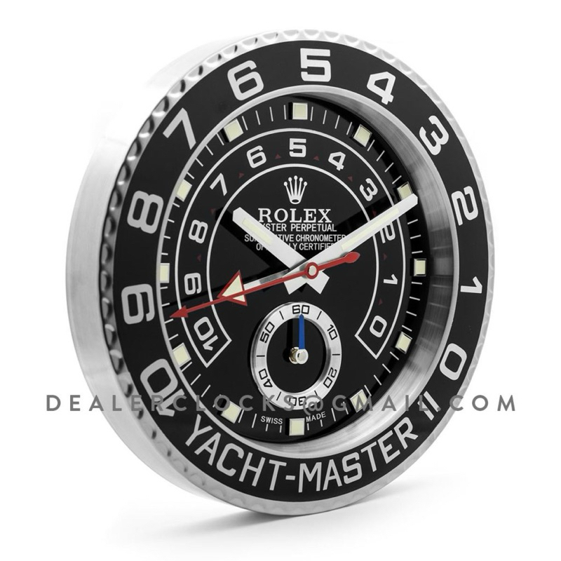 Jual Jam Dinding Rolex Yacht-Master II Black Dial in Steel Automatic ...