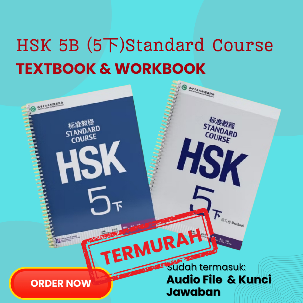 Jual Buku HSK 5B (5 Xia) Standard Course Textbook | Workbook | Textbook ...