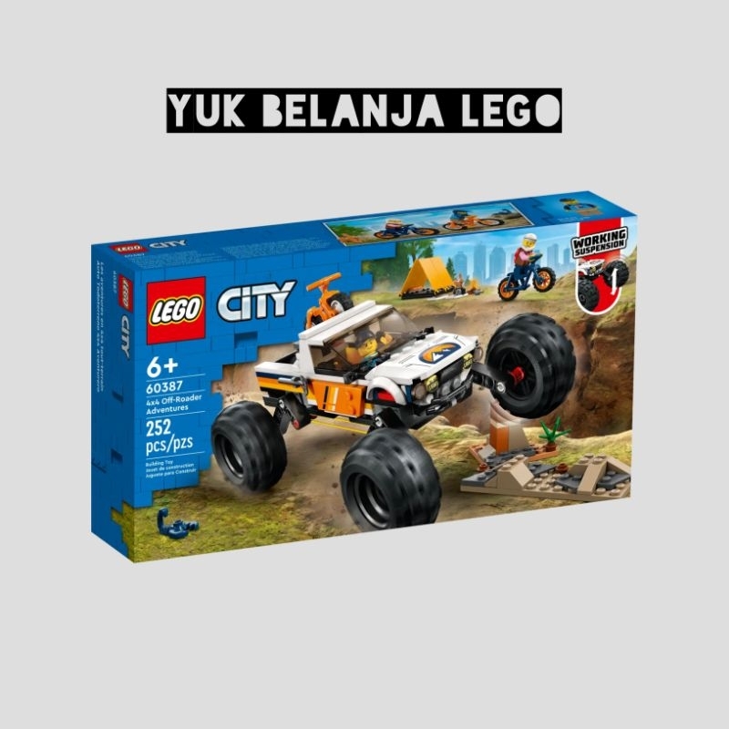 Jual LEGO City 60387 4x4 Off-Roader Adventures (252 Pieces) | Shopee ...