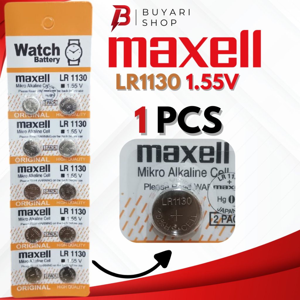 Jual PROMO!! Baterai LR1130 Battery Batre Kancing Baterai AG10 ORIGINAL JAPAN | Shopee Indonesia