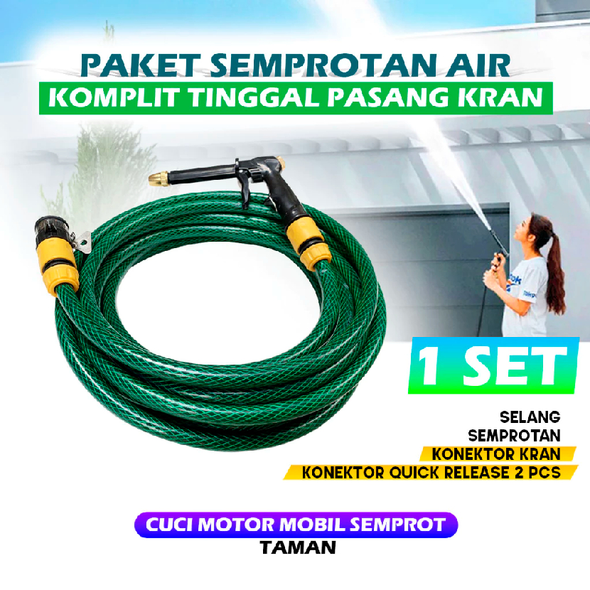 Jual GBS - Selang Paket Semprotan Komplit Water Gun New Pistol Semprot ...