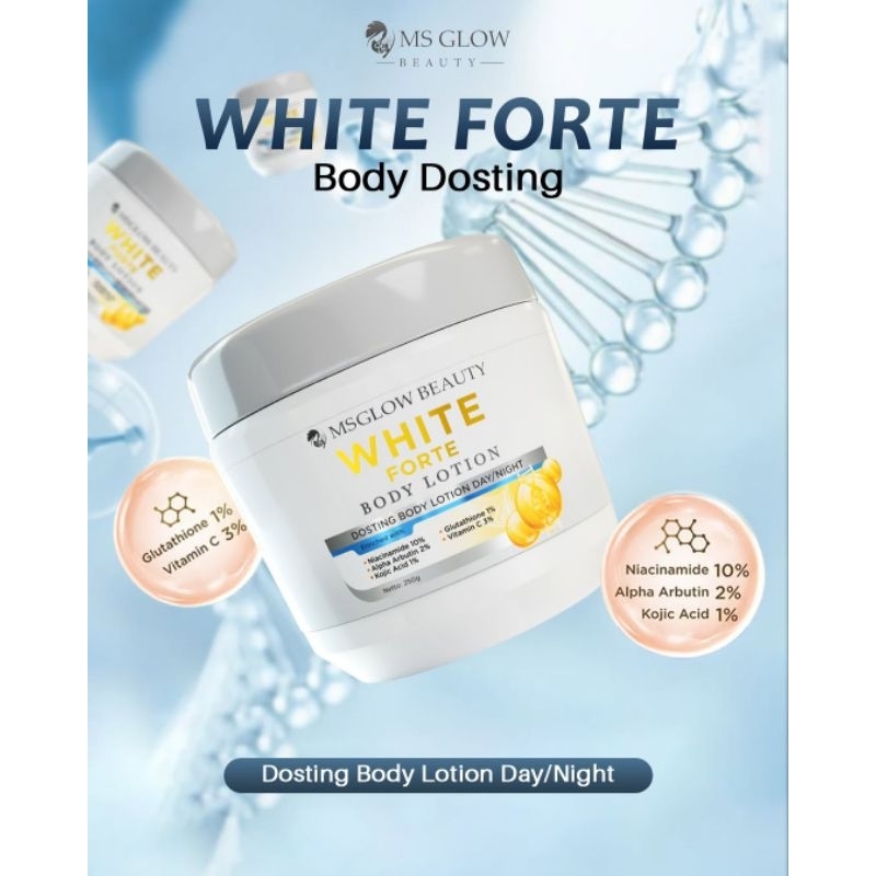 Jual White Forte Body Dosting MSGlow | Shopee Indonesia