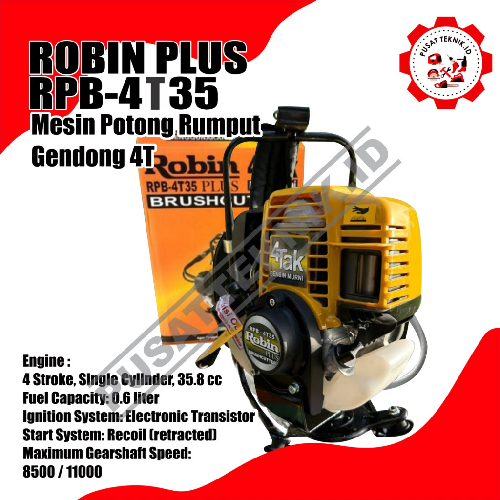 Jual ROBIN RPB4T35 BRUSH CUTTER 4TAK ROBIN RPB 4T35 MESIN POTONG RUMPUT ...