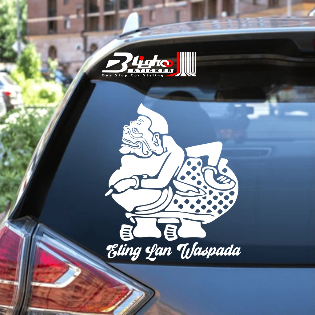 Jual BLIGHOO - CUTTING STICKER MOBIL WAYANG SEMAR ELING LAN WASPODO ...