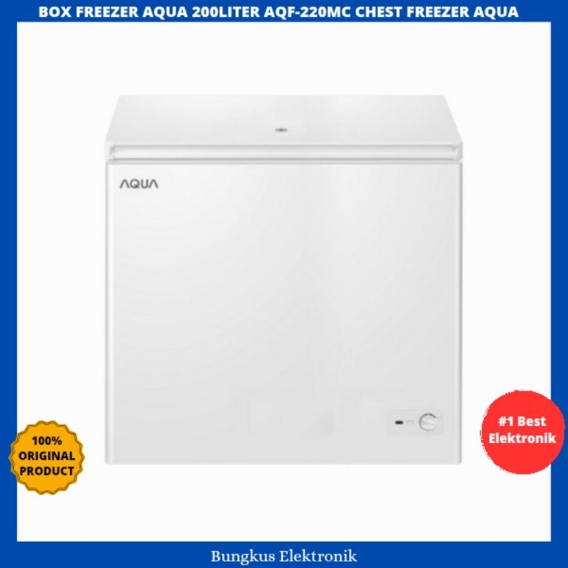 Jual BOX FREEZER AQUA 200LITER AQF-220MC CHEST FREEZER AQUA 200 LITER ...