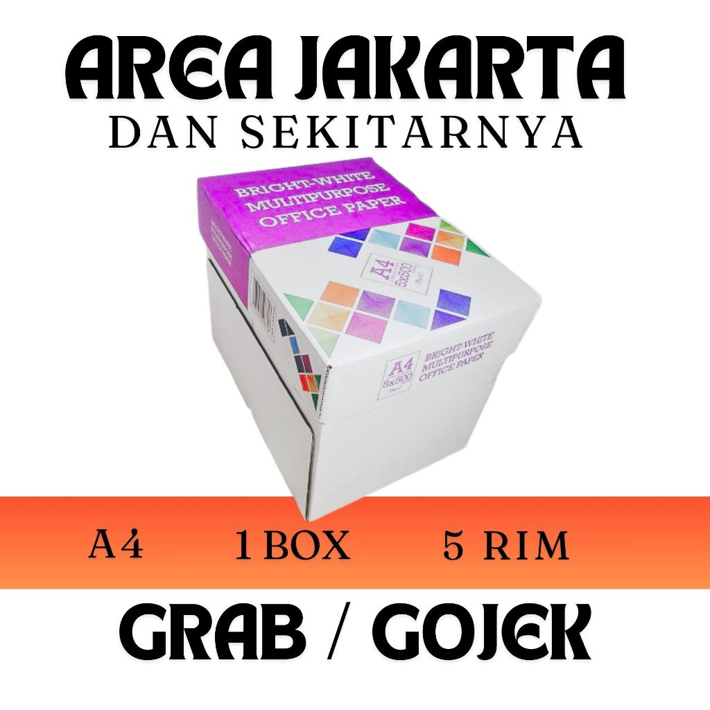 Jual Kertas Fotocopy Print HVS A4 BMO 75 gr Box Dus Copier Multifungsi ...