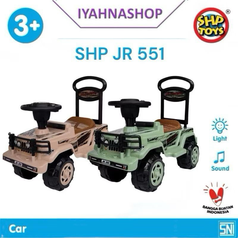 Jual SHP JR 551 MOBIL DORONG ANAK MOBIL DUDUK ANAK MURAH lampu dan musik | Shopee Indonesia