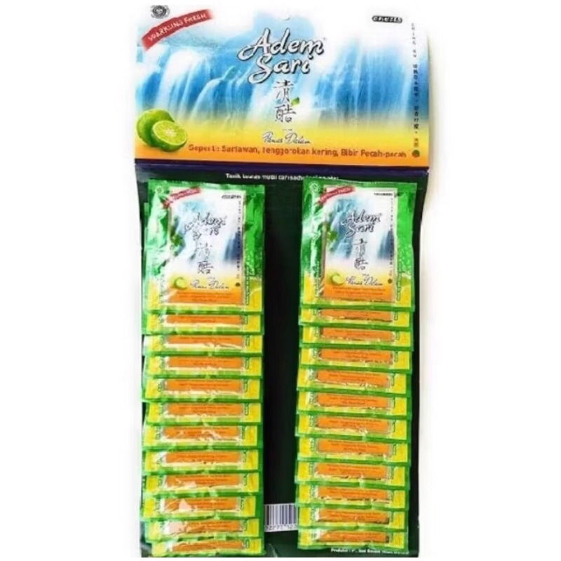 Jual Adem sari sachet ( 1 hanger isi 24 pcs ) | Shopee Indonesia