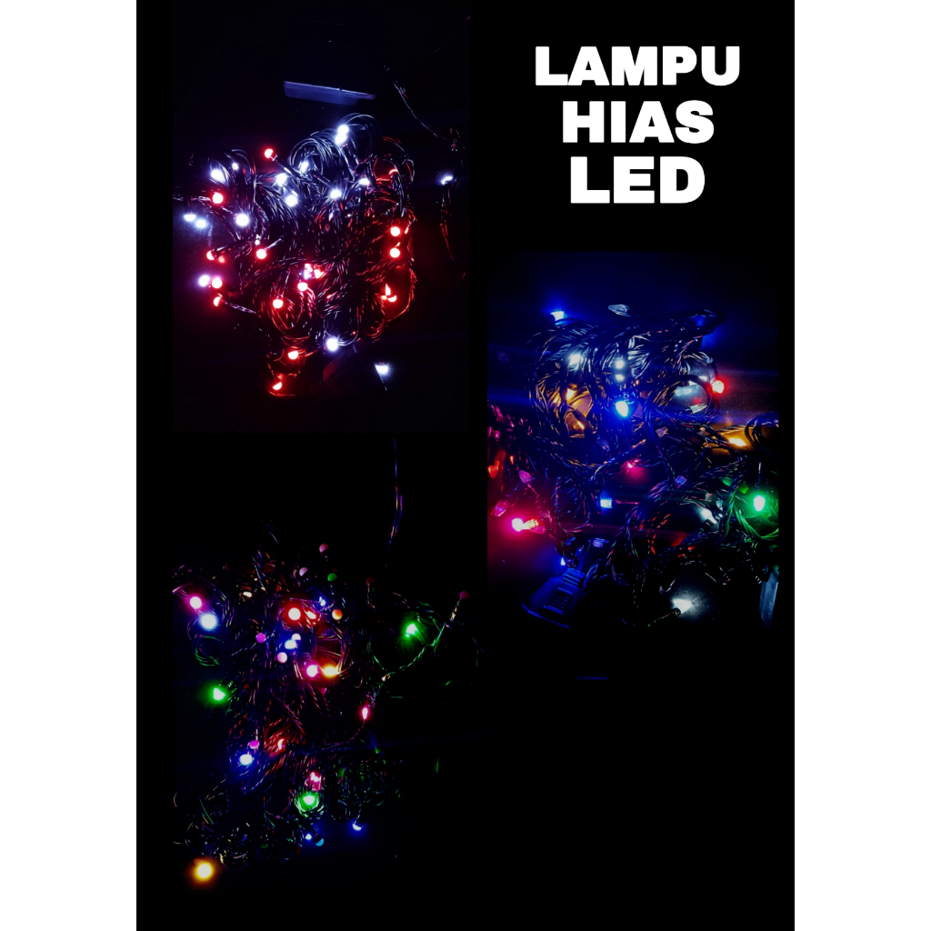 Jual Keka'Store Lampu Hias Led Merah Putih/Rainbow Kelap Kelip/Lampu ...