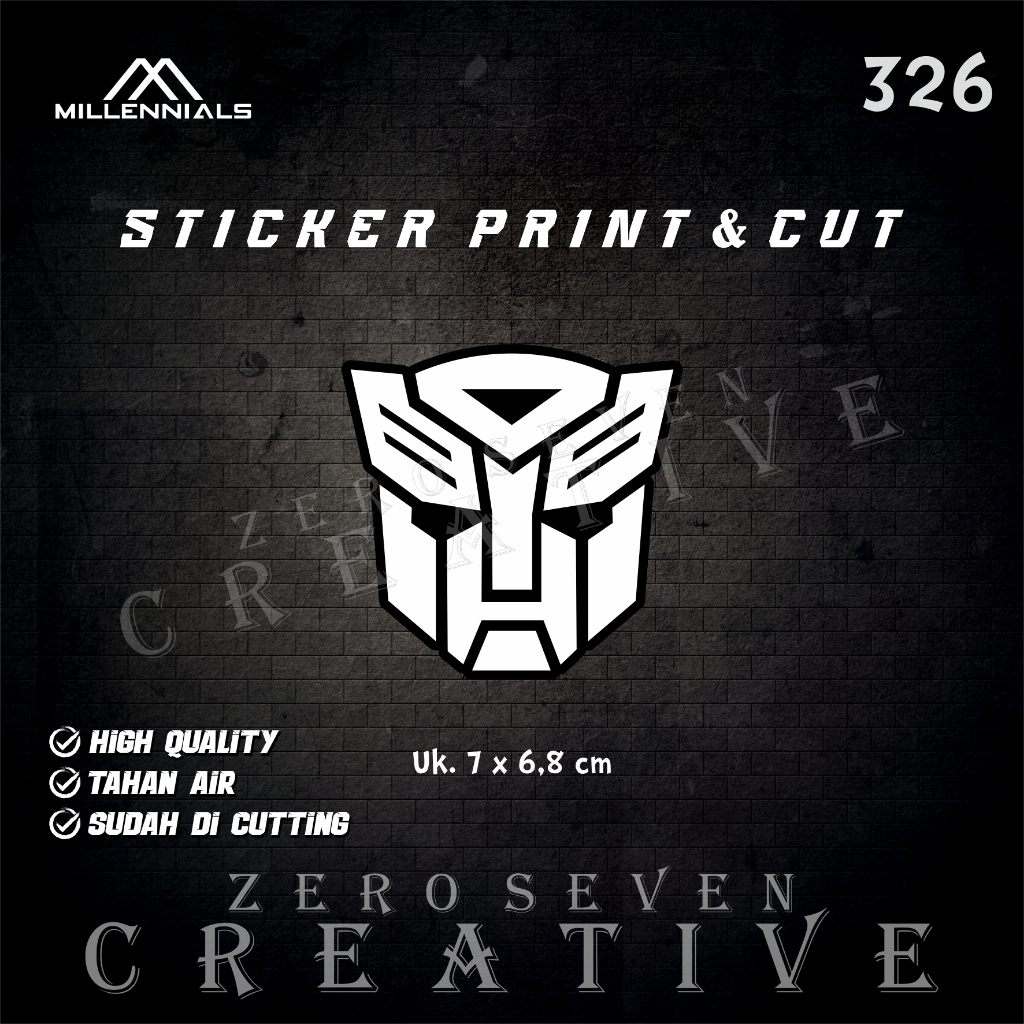 Jual STIKER AUTOBOTS TRANSFORMERS / RACING / STIKER VIRAL / LAPTOP ...