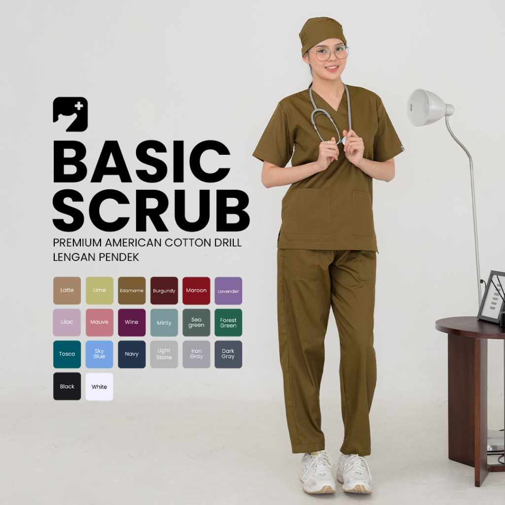 Jual BASIC SCRUB Baju Jaga / Baju OK / Baju Dokter / Scrub Medis ...