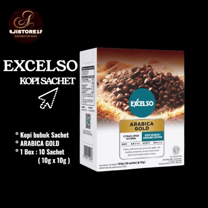 Jual Kopi Bubuk Sachet Excelso Sumatera- Saving Box Excelso | Shopee ...