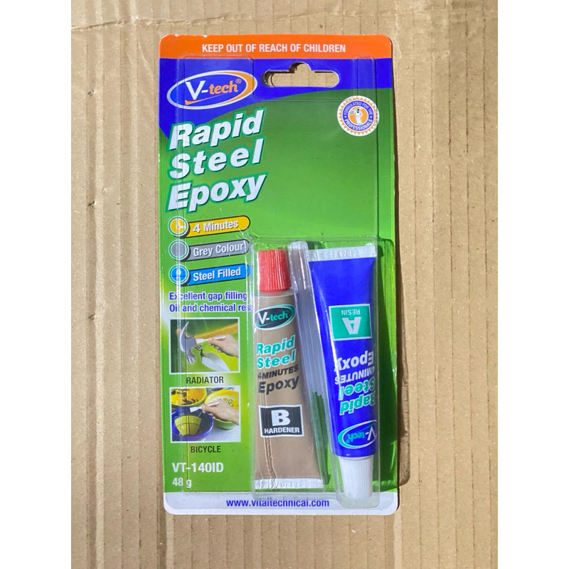 Jual VT-140 LEM EPOXY VTECH/ LEM CAMPUR / BESI / Lem besi mirip Dextone ...