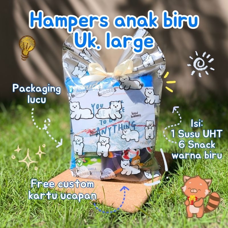 Jual (BATABO) Paket bingkisan snack hampers anak isi snack dan susu ...