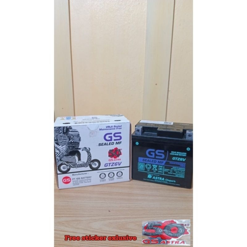 Jual Aki kering GS ASTRA original [Sealed MF-Idling Stop Battery] GTZ ...