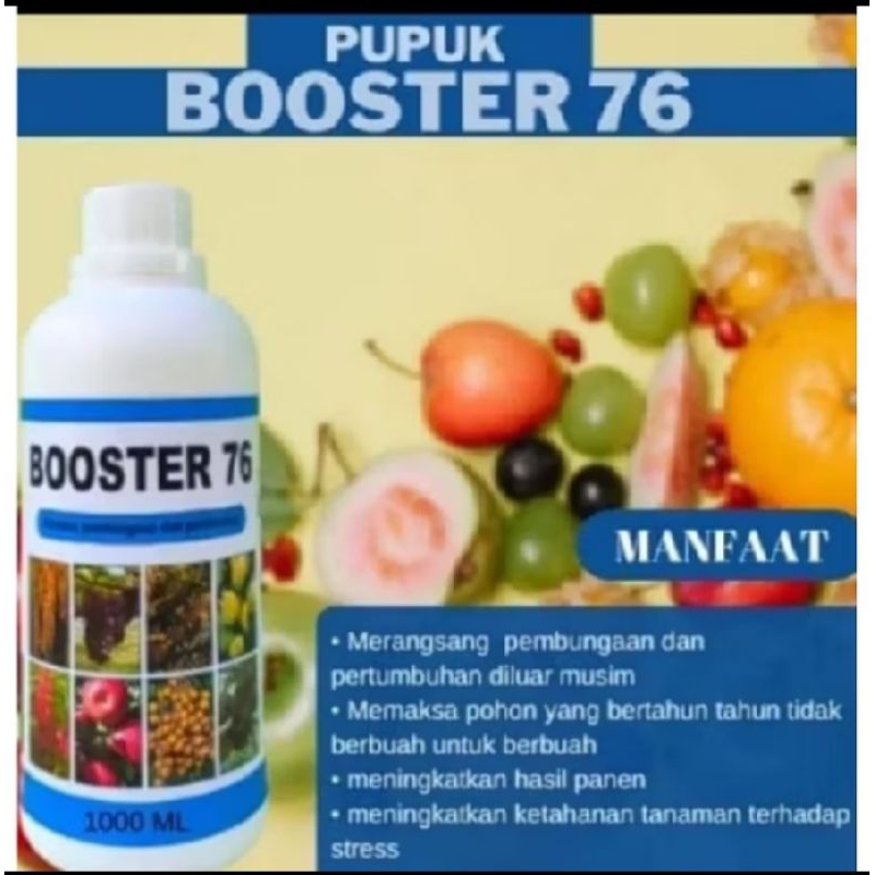 Jual 1 Box 30 Botol Original Boster 76 kemasan 1000 ml Pupuk penumbuh ...