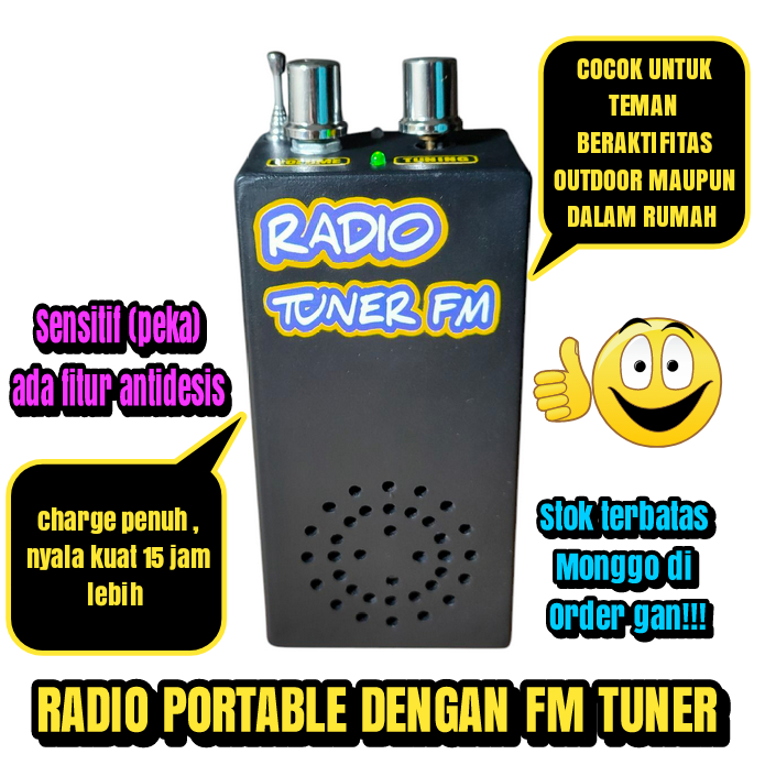 Jual RADIO FM TUNER PORTABLE | Shopee Indonesia
