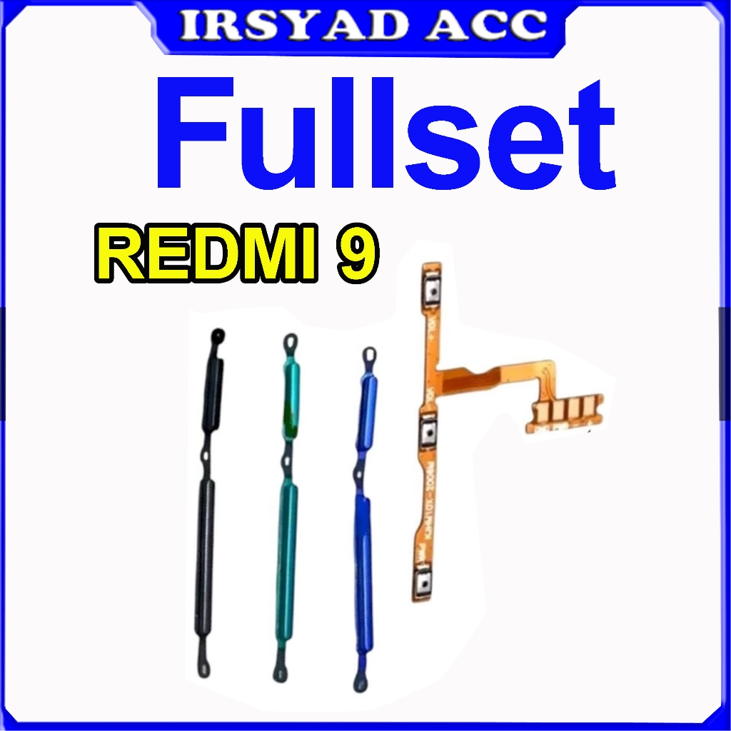 Jual Tombol luar plus flexible on off volume xiaomi redmi 9 Fullset | Shopee Indonesia