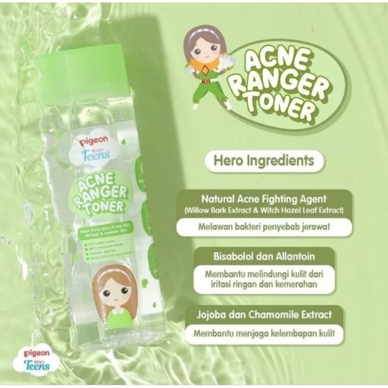 Jual PIGEON TEEN acne ranger toner 100ml | Shopee Indonesia
