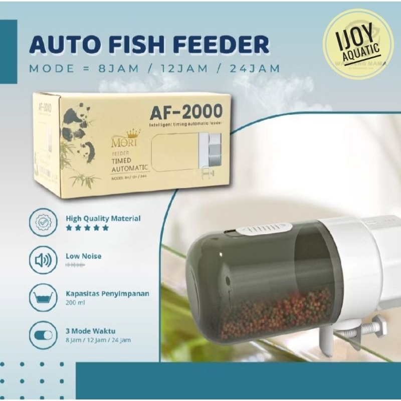 Jual AOUTOMATIC FISH FEEDER pakan ikan otomatis af2000 | Shopee Indonesia