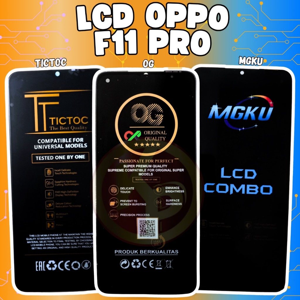 Jual LCD + TOUCHSCREEN OPPO F11 PRO KUALITAS MGKU, OG DAN TICTOC ...