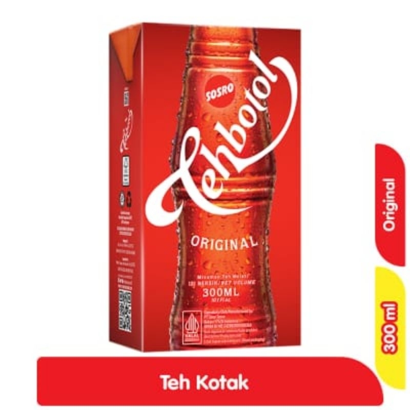 Jual TEH BOTOL KOTAK ORIGINAL 300 ML 1 KART ISI 24 PCS | Shopee Indonesia