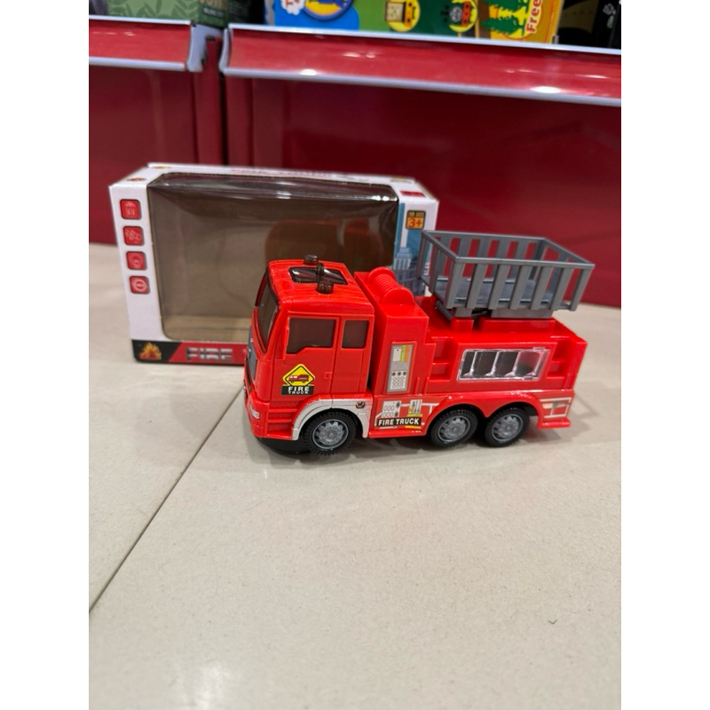 Jual Mainan Mobil Pemadam Kebakaran Kecil Fire Mini Truck Bump and Go ...