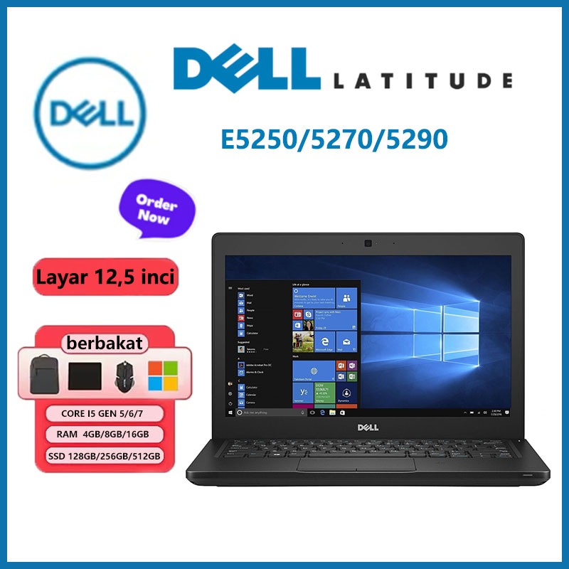 Jual Laptop Dell Latitude Core i5 | RAM 16GB | SSD 512GB | Mulus/ Second/ Original/Berkualitas ...