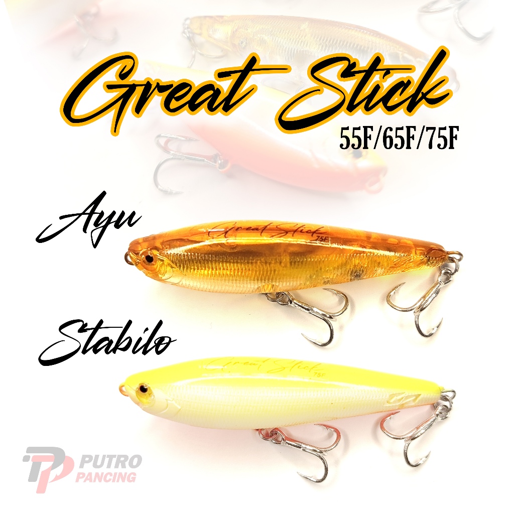 Jual Lure WTD Great Stick GP Floating Splasher Lure 3 Action Top Water ...