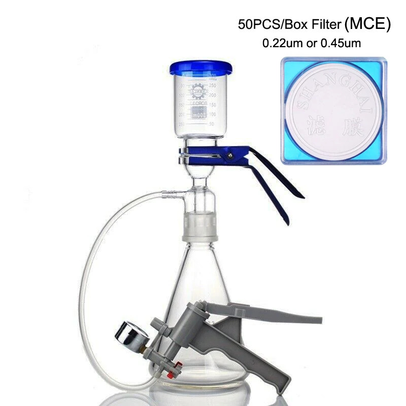 Jual Lab Medical Glass Vacuum Filtration Membrane Buchner Pengisian ...