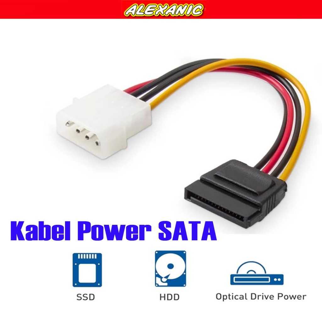 Jual Kabel Power SATA | Kabel Power SATA | SATA Cable Power | Shopee ...