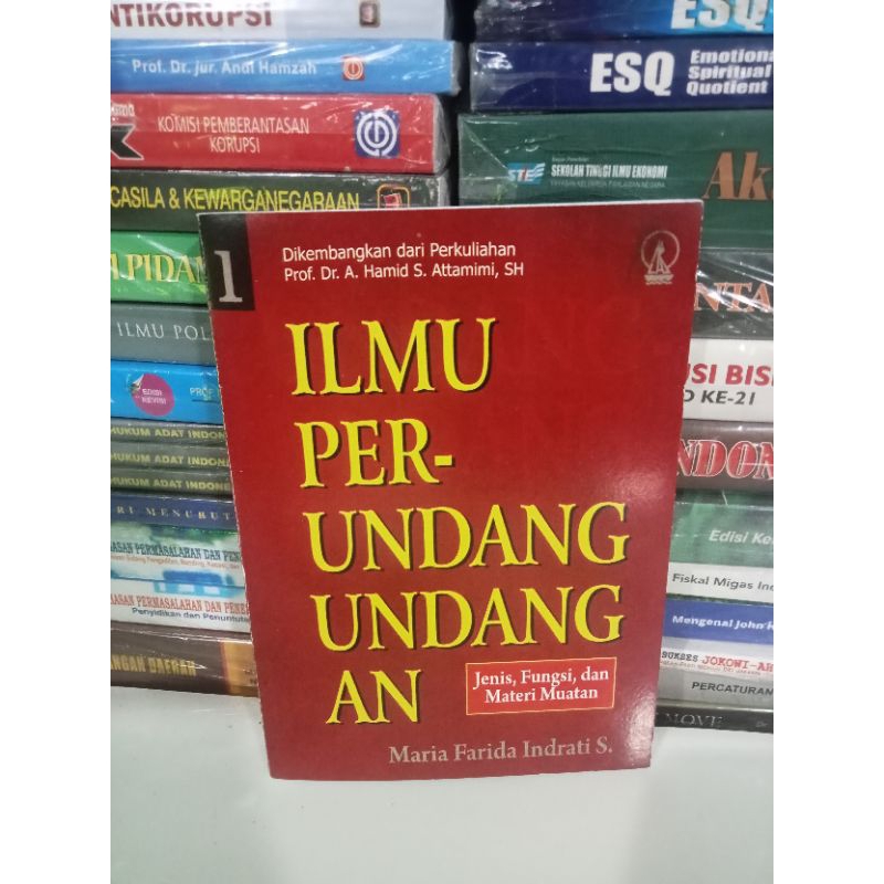 Jual Buku ILMU PERUNDANG-UNDANGAN, Jenis, Fungsi, dan Materi Muatan. | Shopee Indonesia
