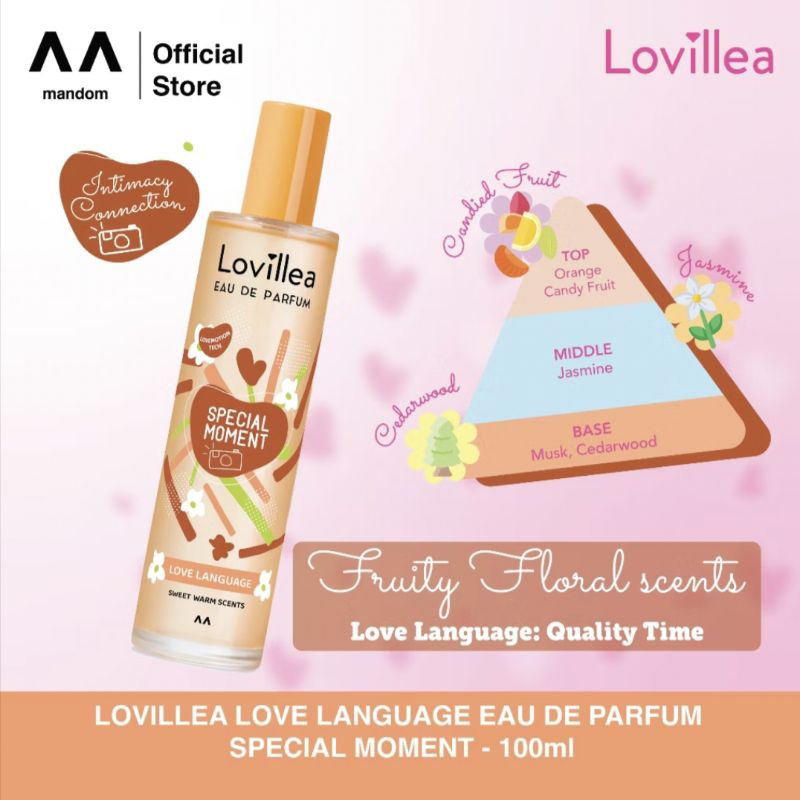 Jual LOVILLEA LOVE LANGUAGE EAU DE PERFUM SPECIAL MOMENT 100ML | Shopee ...