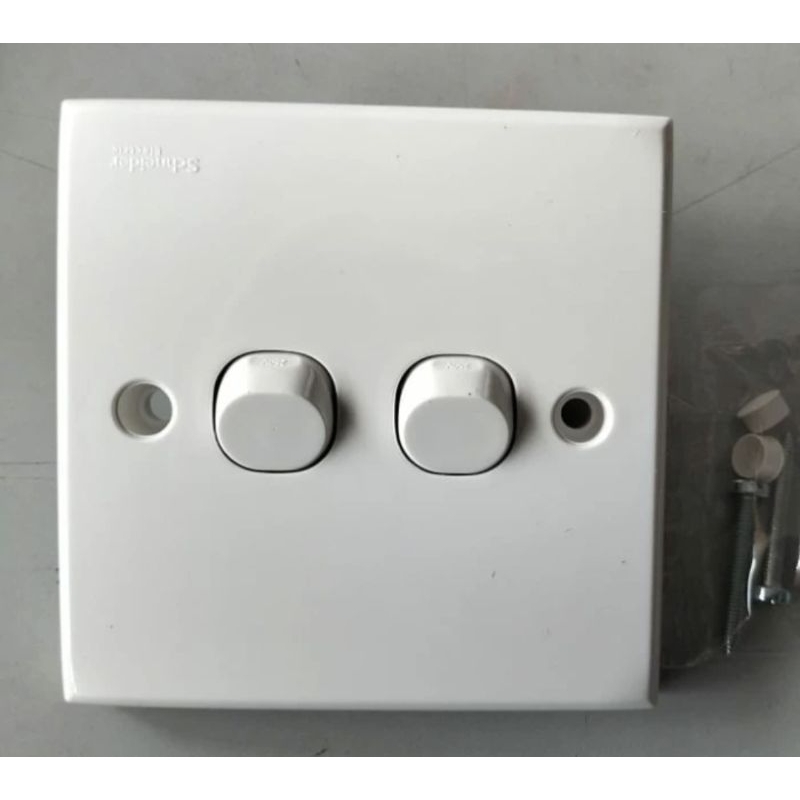 Jual Saklar Seri / Saklar 2 Gang Schneider E32 (Clipsal) Type S-Classic ...