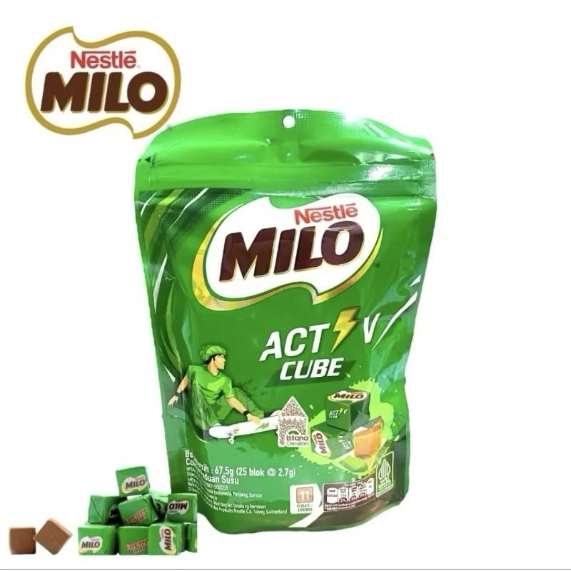 Jual MILO Activ Cube 25pcs Permen Milo | Shopee Indonesia