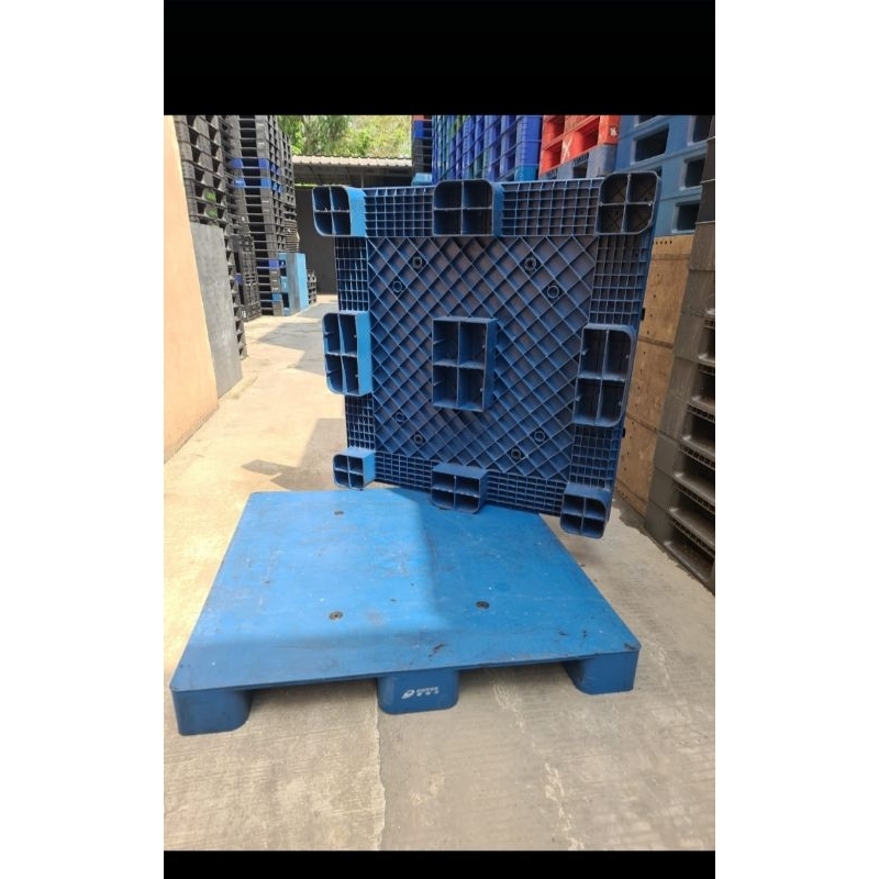 Jual palet plastik second berkualitas kapasitas mx3ton mudel rata ...