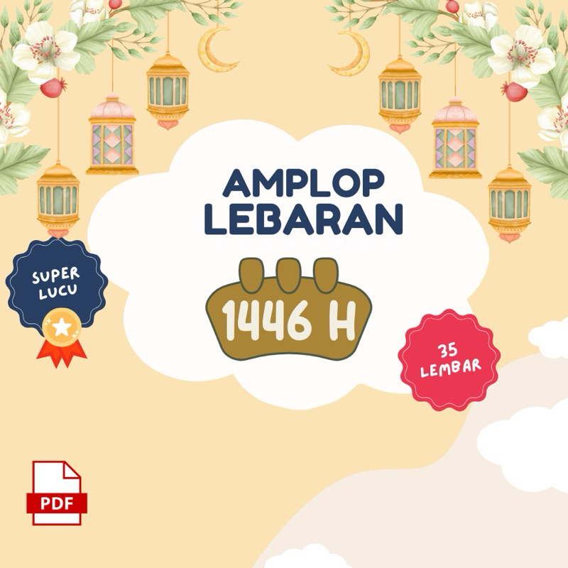 Jual AMPLOP LEBARAN 1446 H. | SIAP CETAK DAN BISA DIJUAL KEMBALI 100% | FILE PDF | Shopee Indonesia