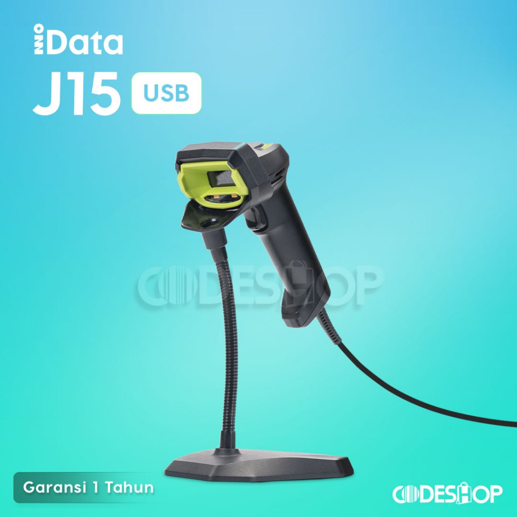 Jual Scanner Barcode 2D iData J15 Scan Handheld QR Code 2 Dimensi Auto ...